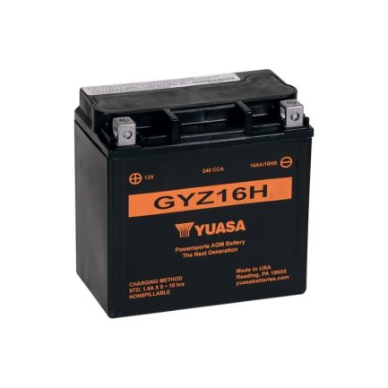 Yuasa GYZ16H high performance AGM - Royal Battery Sales